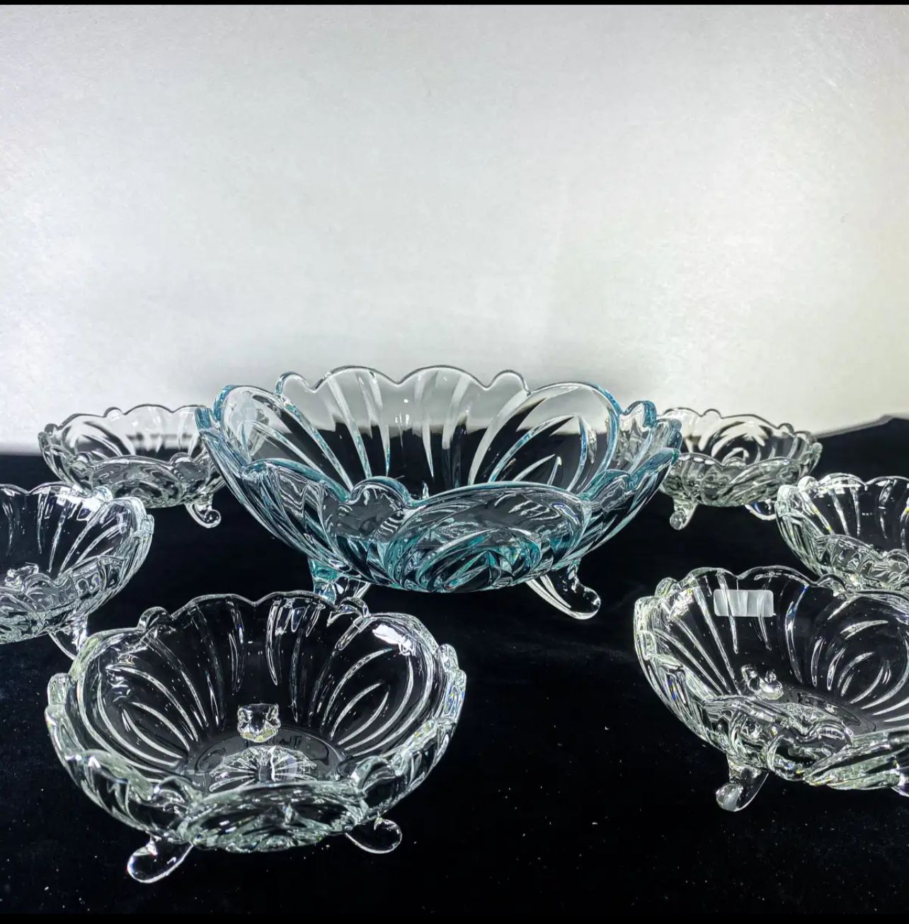 Set of 7 Glass Bowls ,custard set | Daraz.pk