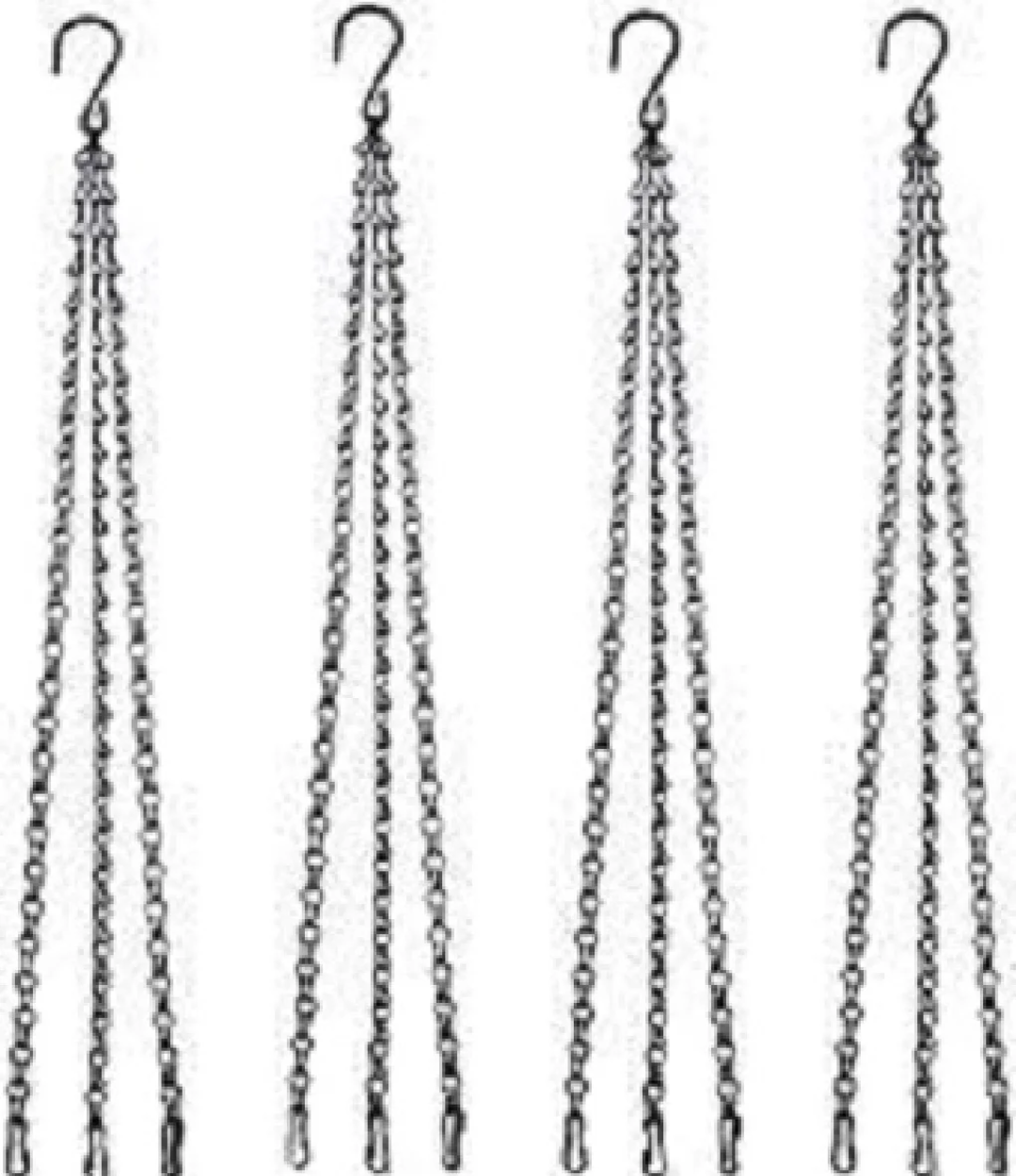 40cm Hanging, Flower Pot Chain , Garden Pot Hanger , Garden Hanging ...