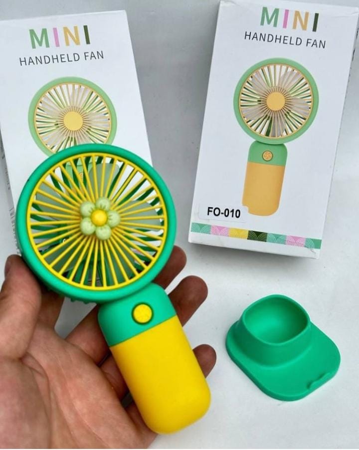 Cute USB Mini Fan Portable Handheld Fan Rechargeable Mini Handy Fan ...