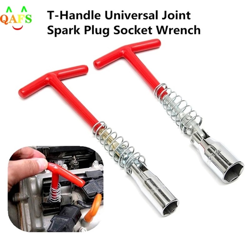 Universal 16mm/ 21mm Spark Plug Removal Tool Spanner Socket Wrench T ...