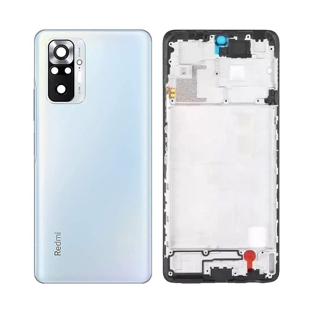 Xiaomi Redmi Note 10 Pro Complete Back Back Body Casing Housing Replacement Part with Camera ...