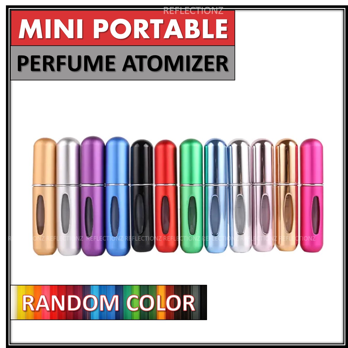 REFLECTIONZ TRADERS ™ Portable Perfume Atomizer Spray Bottle for Traveling, Gym, Party, Sports ...
