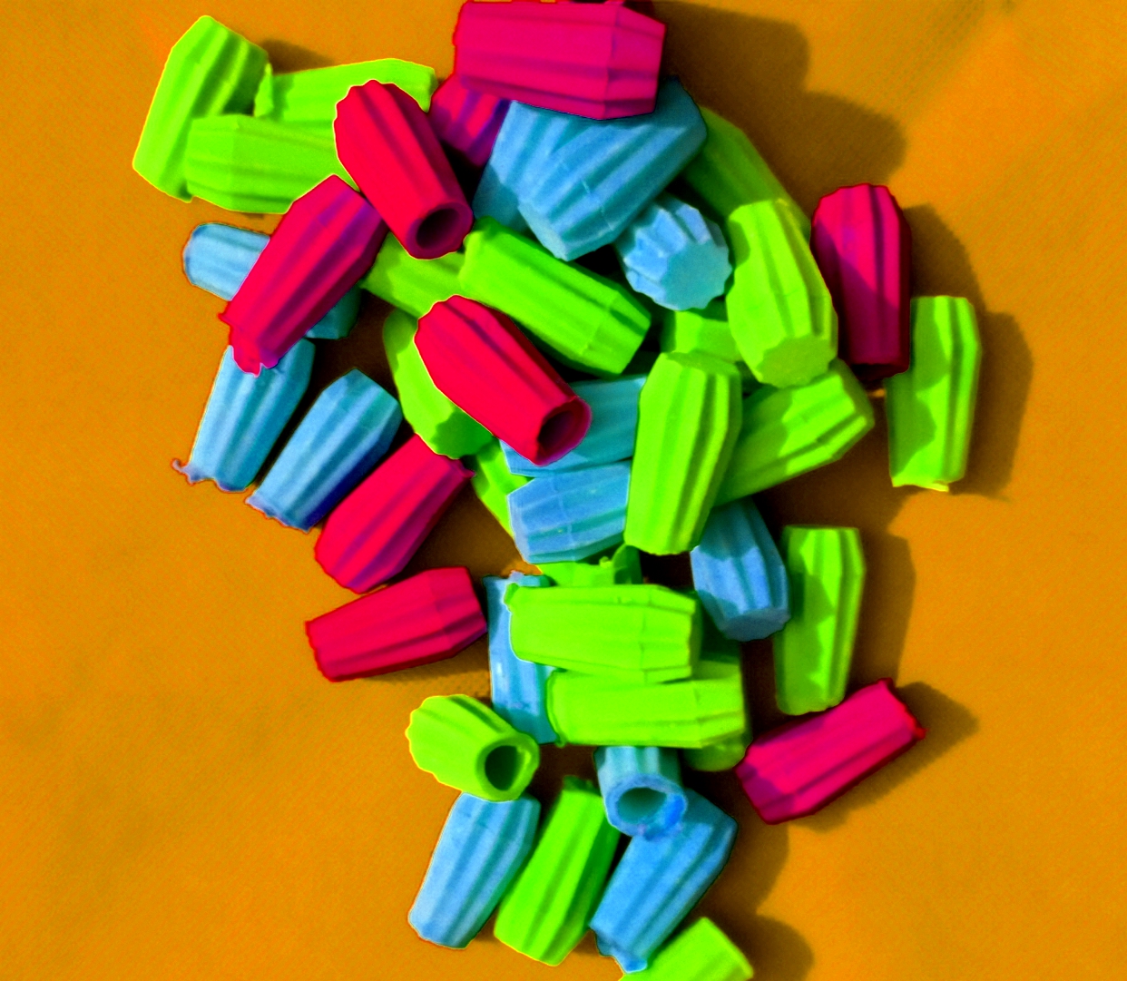 Cap Eraser for pencil - Multicolor - fit on top - high quality | Daraz.pk