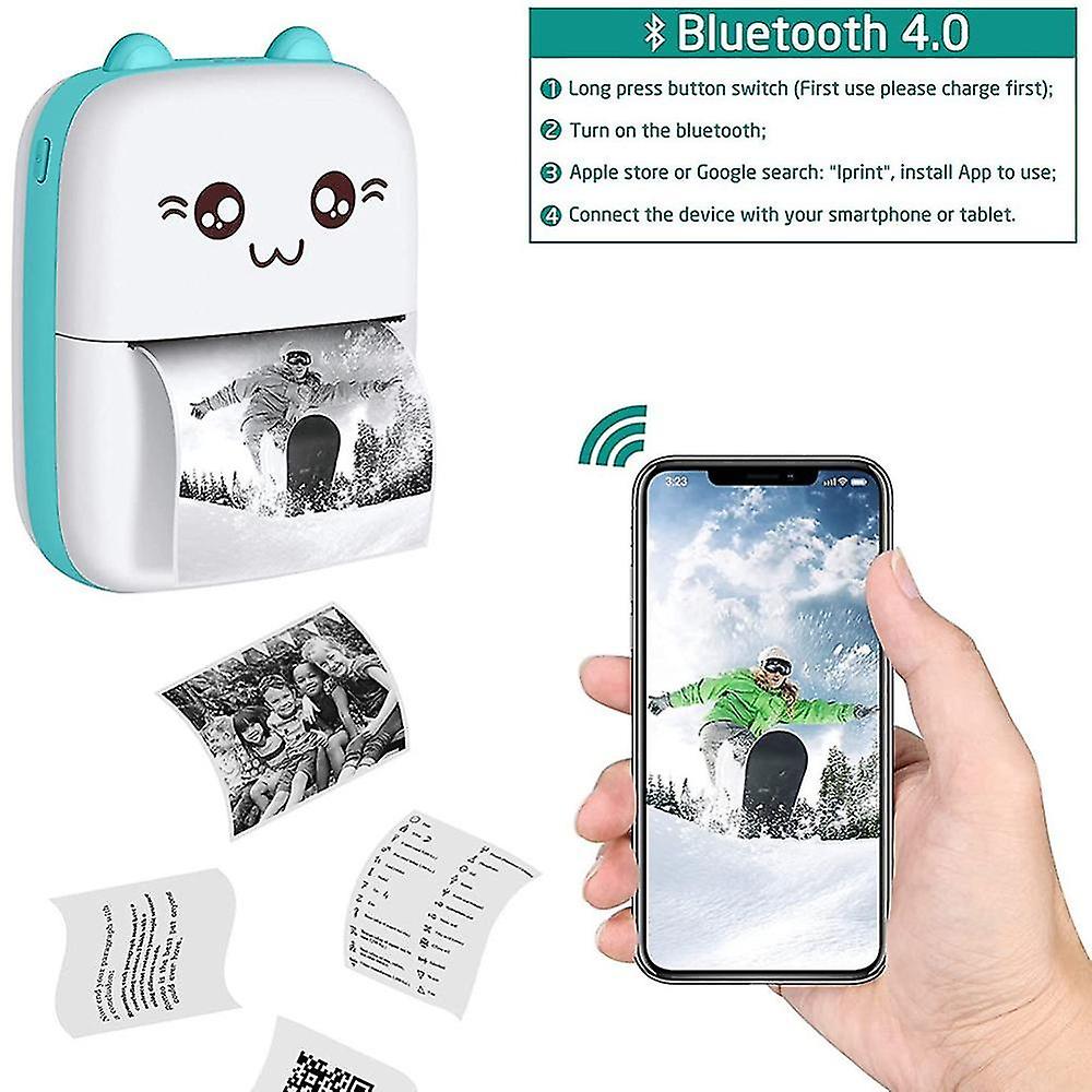 Mini Thermal Printer Roll 57mm - White Plain Paper Mini Printer Paper ...