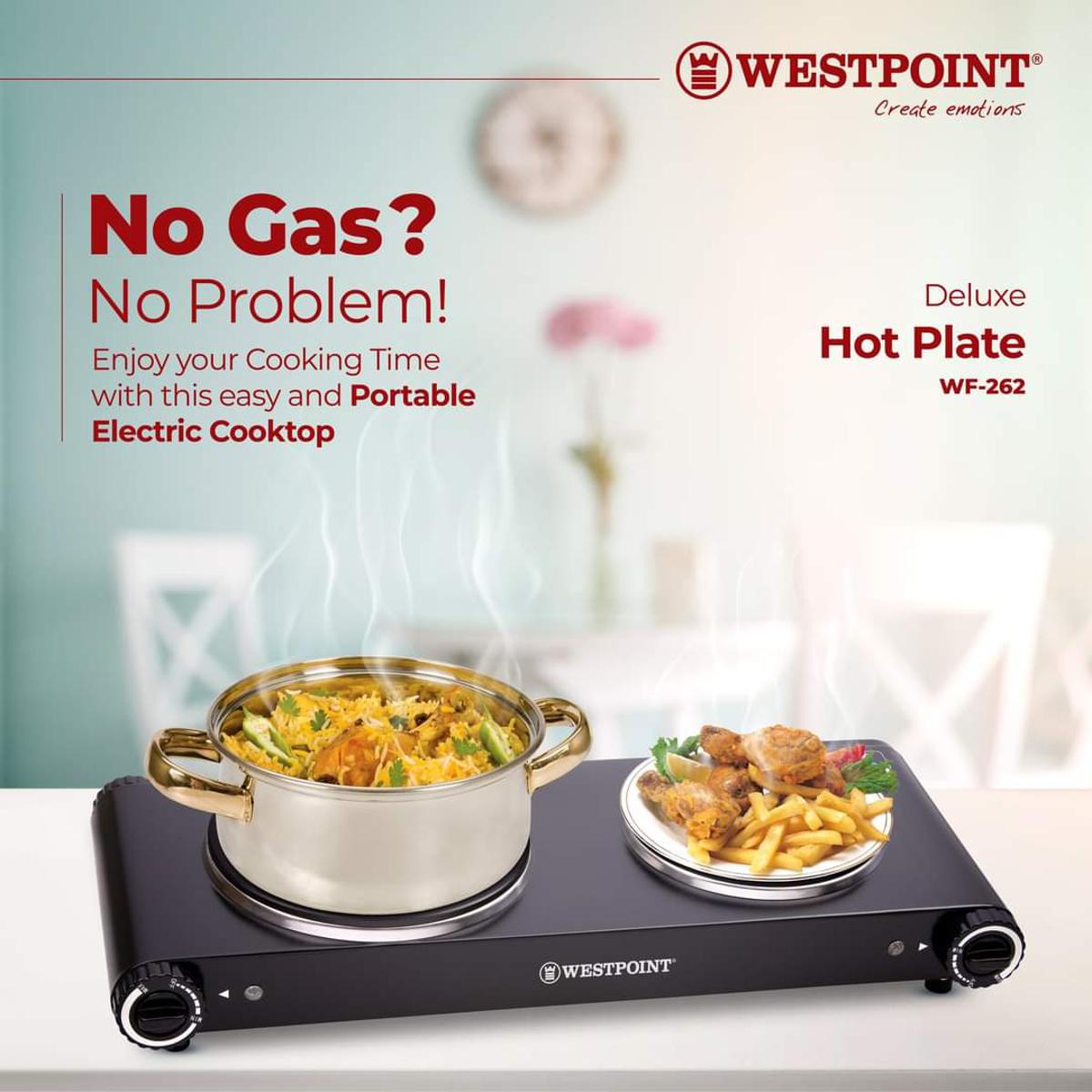West Point Deluxe Hot Plate, WF-262 | Daraz.pk