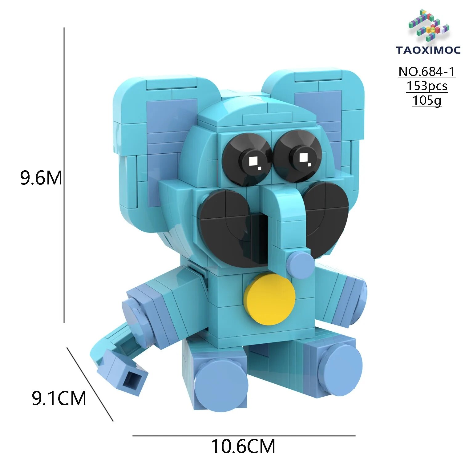 HiStrawberry New Smiling Critters Building Blocks Poppy 3 Catnap kuromi ...