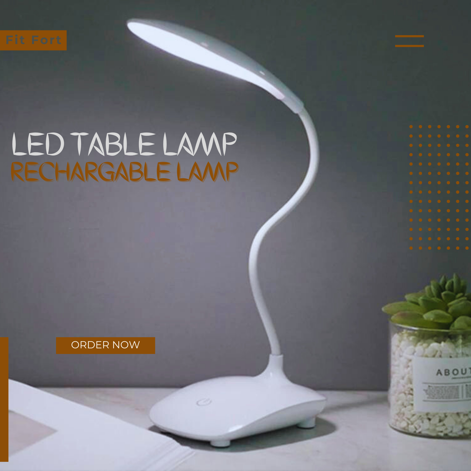 Portable 360-Degree Adjustable LED Desk Lamp For Student Eye Protection ...