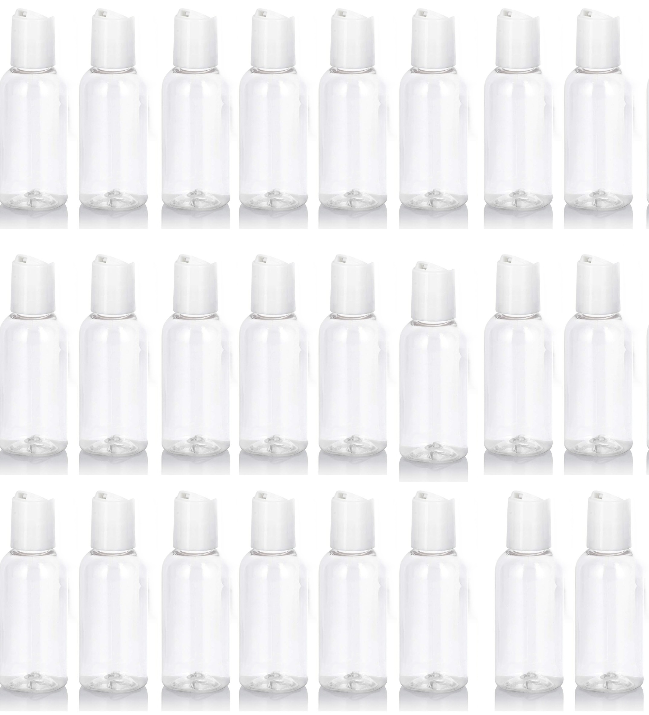 Empty Plastic Push Bottle 60ml Press Cap Bottle / Empty Bottles for ...