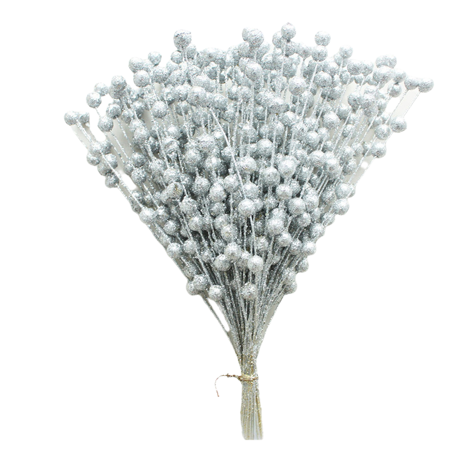 1 Bouquet Beaded Stick Bouquet Realistic Wide Application Plastic ...