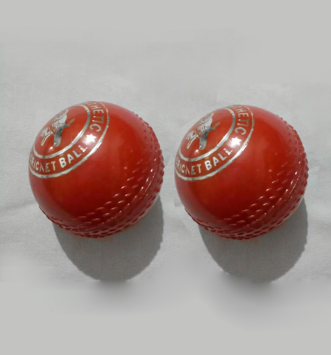 Cricket Practice Hard Ball (Synthetic) White & Red | Daraz.pk