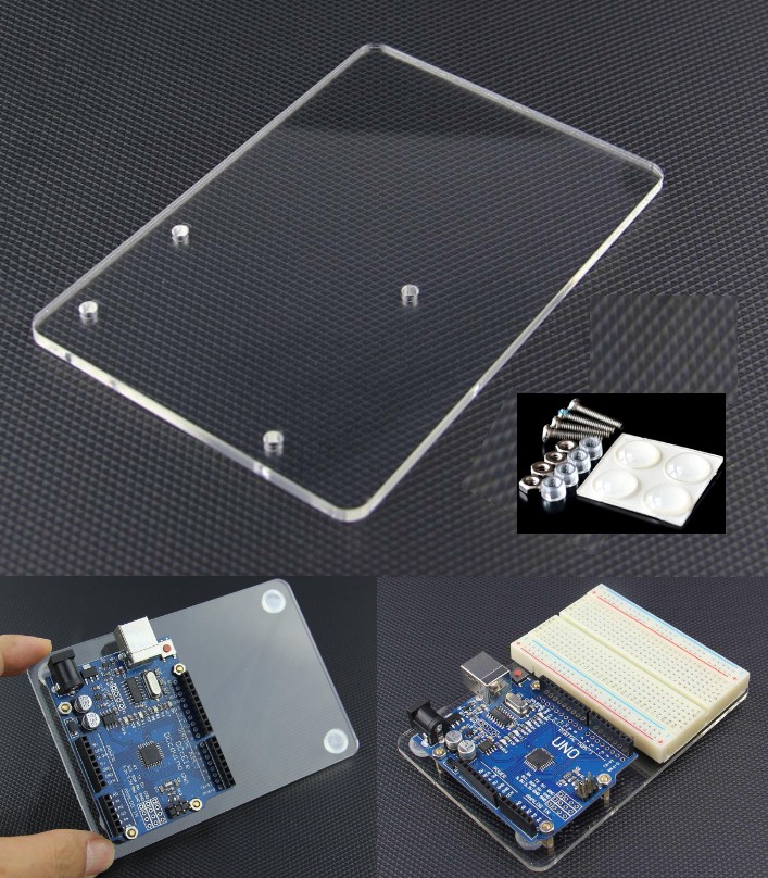 Arduino UNO Acrylic Experimental Board Platform | Daraz.pk