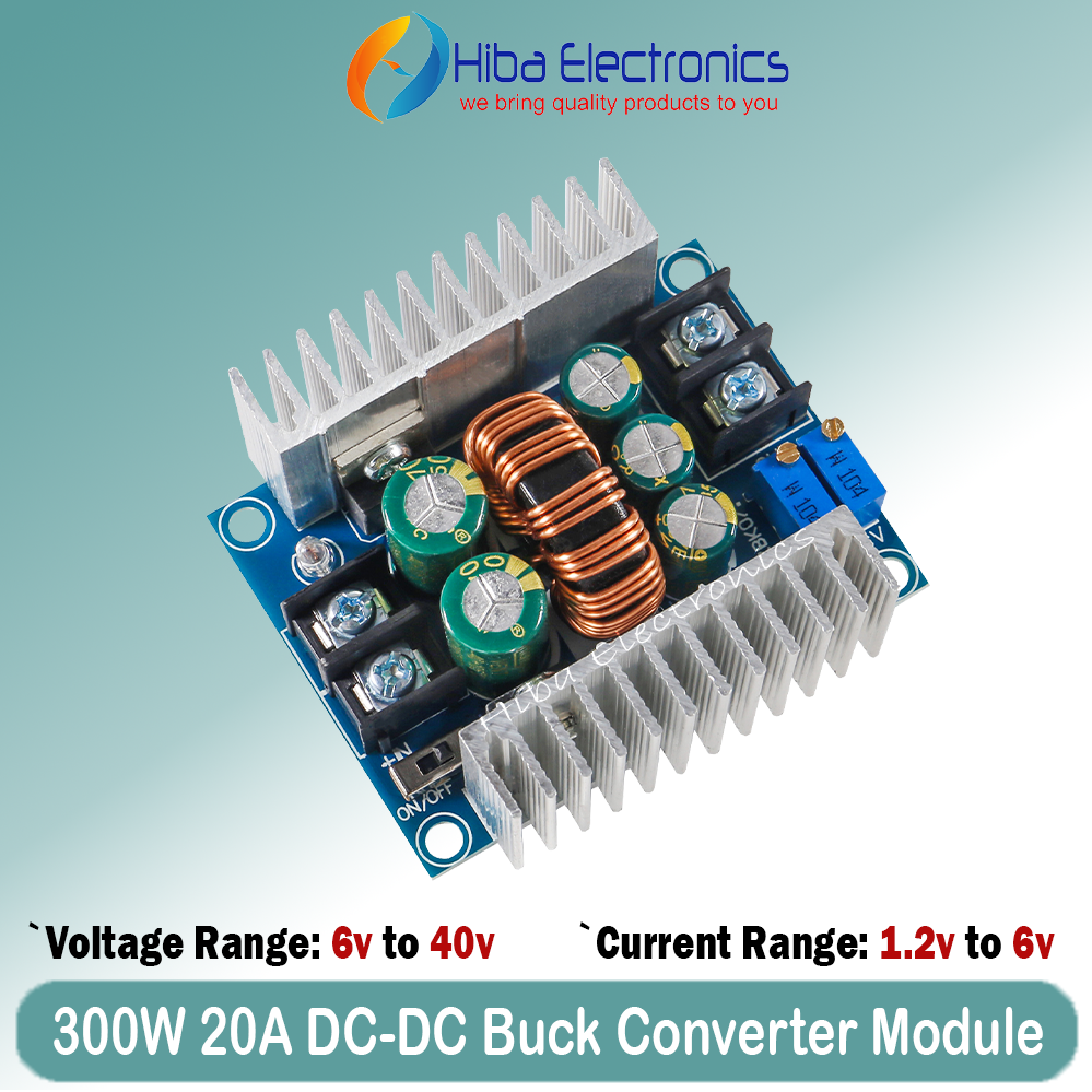 300W 20A DC-DC Buck Converter Step Down Module Constant Current LED ...