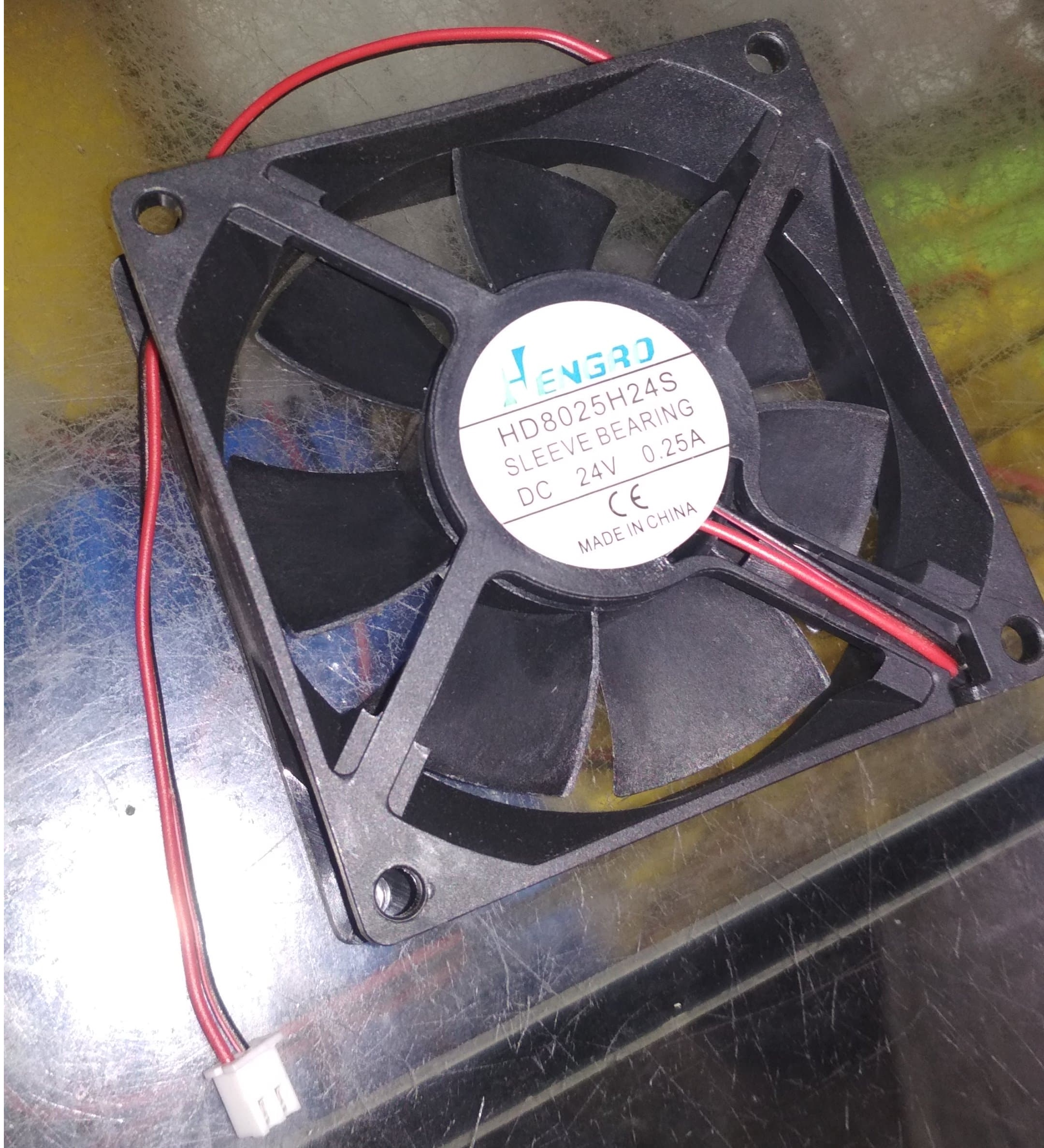 24V DC Axial Blower Fan, DC Fan 24v, 80 x 80 x 25mm (HD8025H24S) 3inch ...