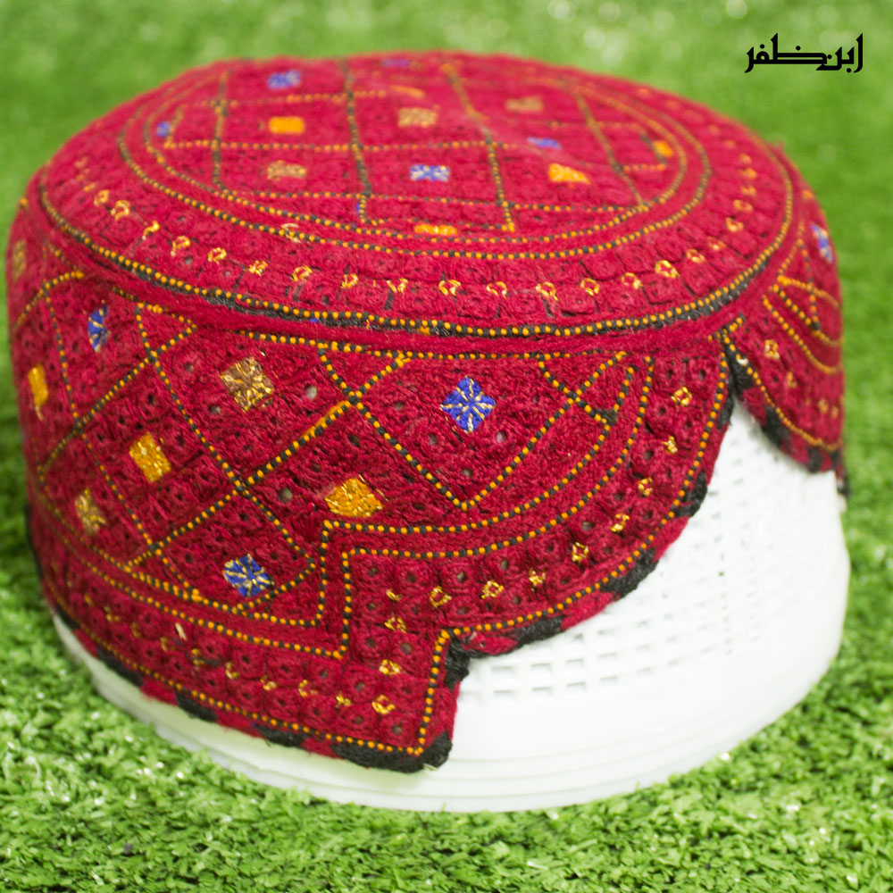 Mirror Work Ghotki Chakki Sindhi Cap Topi For Men & Women | Daraz.pk
