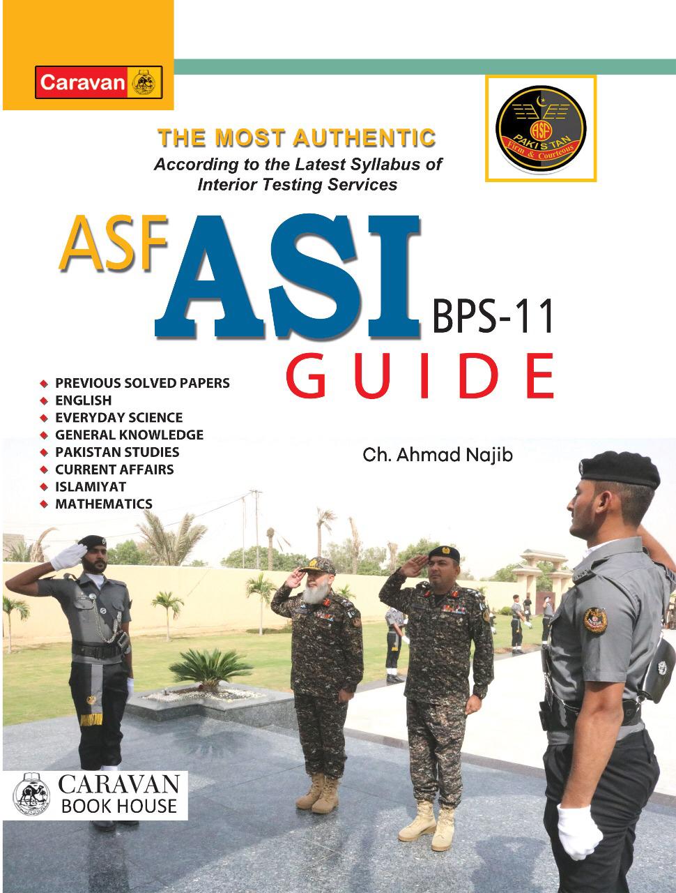 ASF ASI Guide BPS-11 According To Latest Syllabus Written By Ch. Ahmad ...