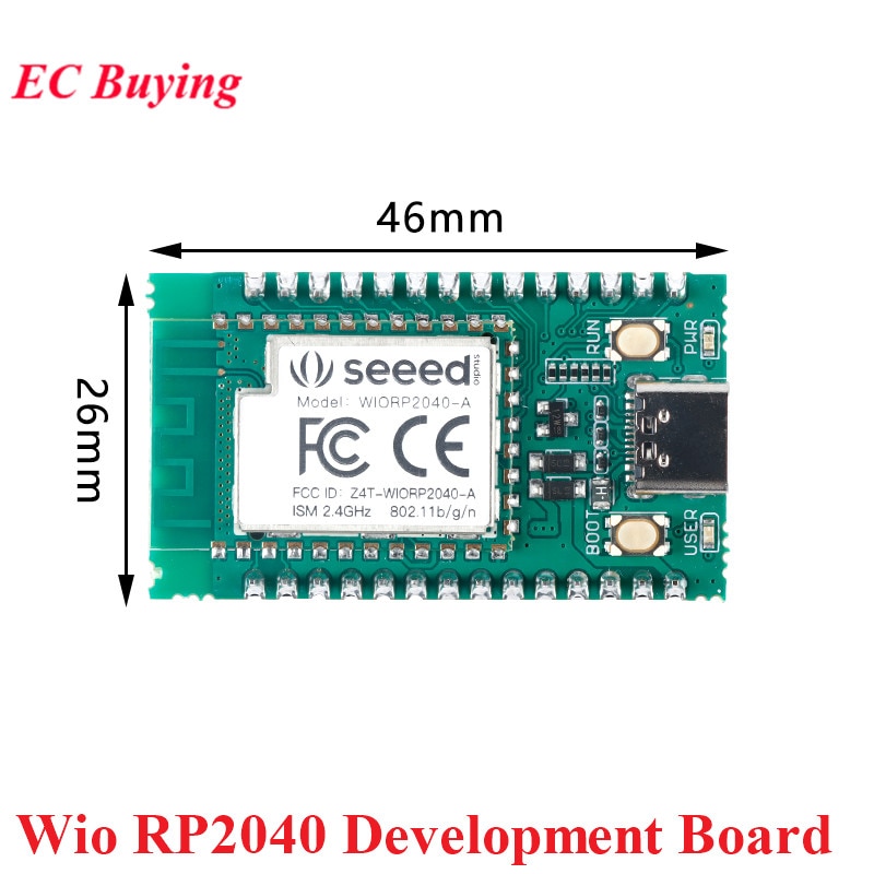 Seeed Wio RP2040 Development Board 2.4G Module Raspberry Pi Pico Thonny ...
