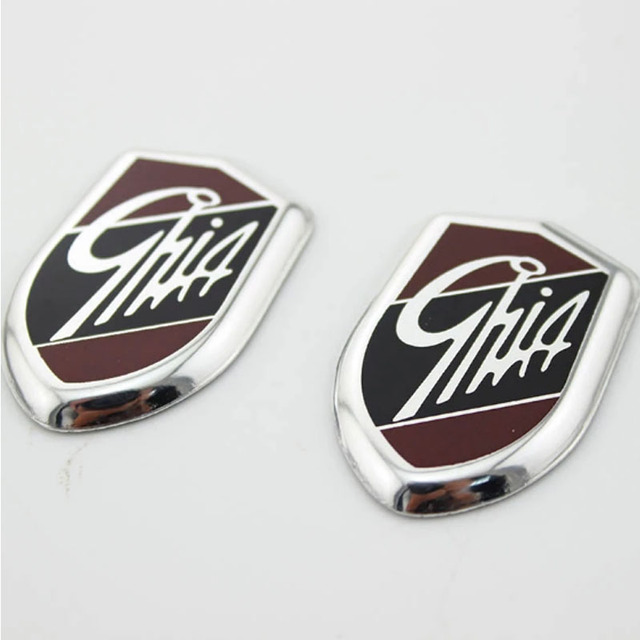 Car Sticker Emblems GHIA Side Shield Logo Marked Stickers For Ford ...