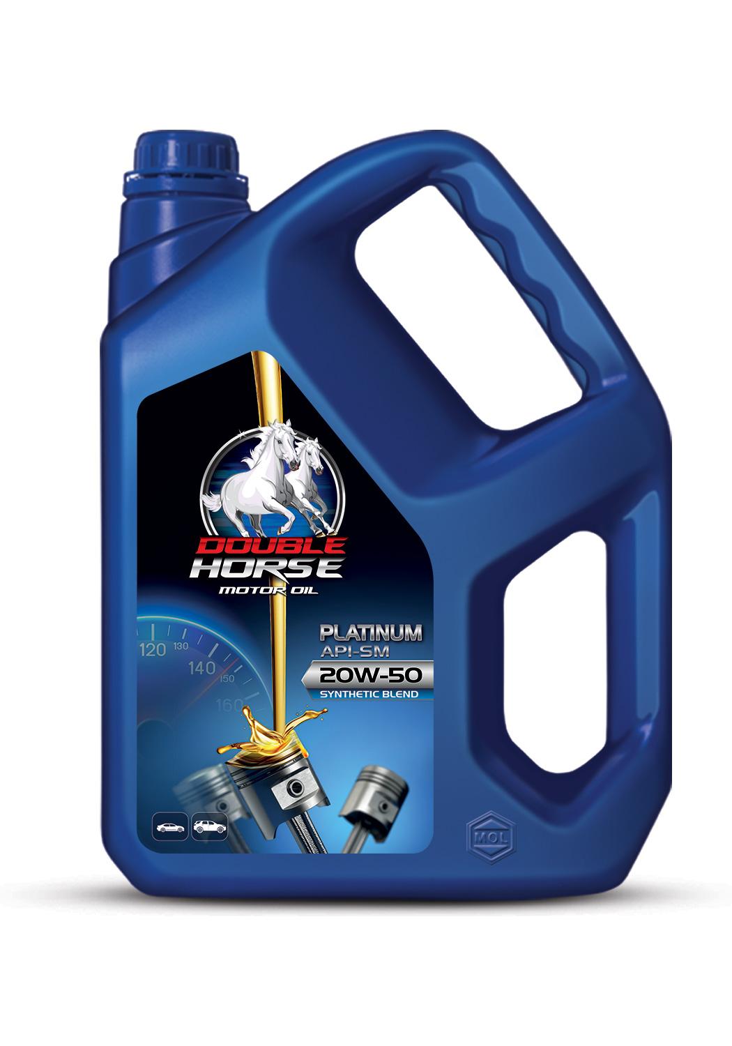 DOUBLE HORSE PLATINUM API SM 4LTRS (MOTOR OIL) | Daraz.pk