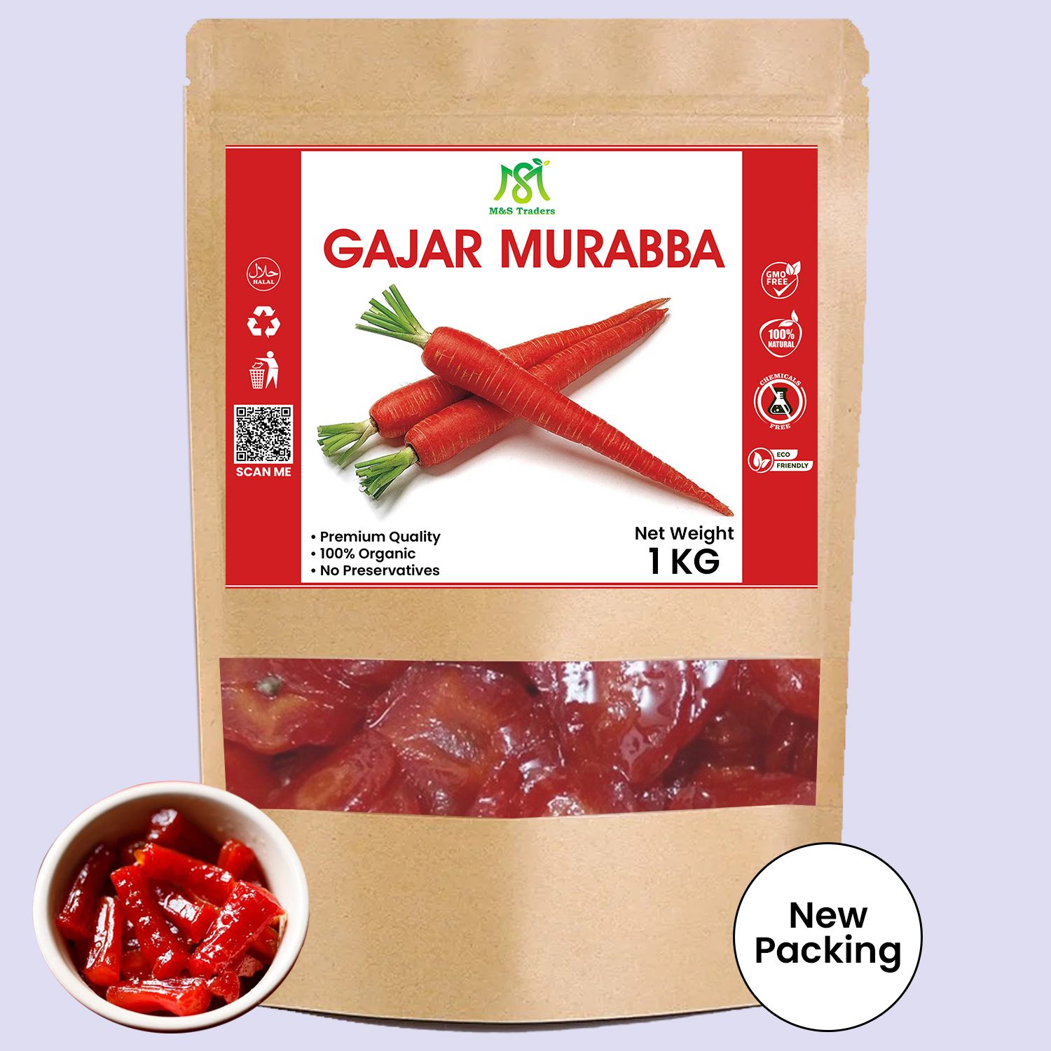 Murabba Gajer (Carrot Preserve) Gajar Ka Murrabba / Muraba / Maraba - 1 ...