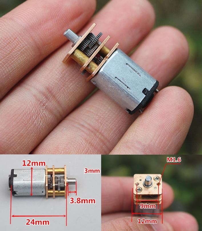 N20 3V 5V 6V 50RPM metal gear motor high torque small size | Daraz.pk