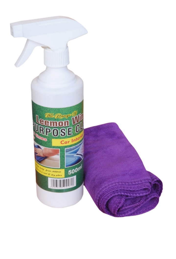 LEEMON win all purpose cleaner with Spray gun and micro fiber 500ml ...