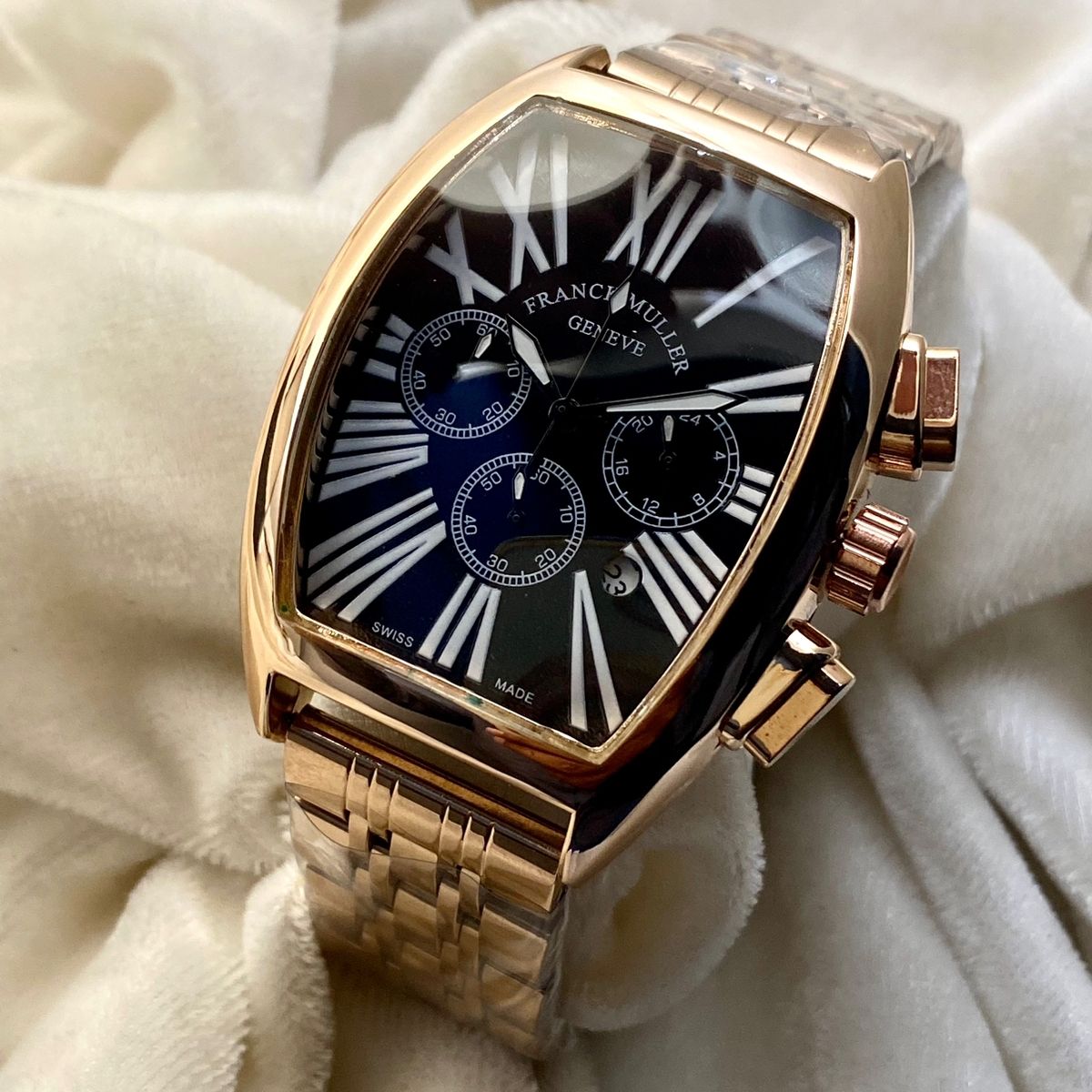 Frank Muller Tapper Glass Chronograph Men's Watch | Daraz.pk