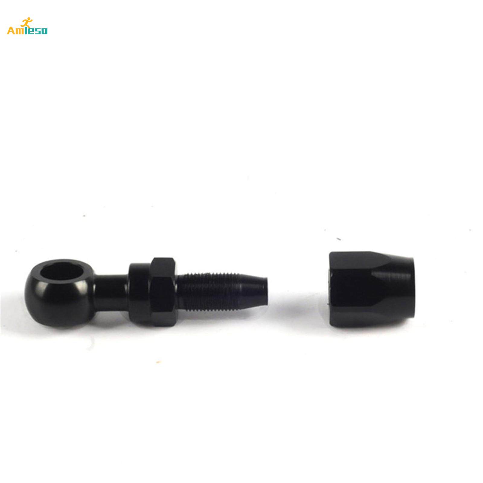 AN-6 (6AN) Adapter Fitting To Aluminium 12mm Banjo Bolt Assembly BLACK ...