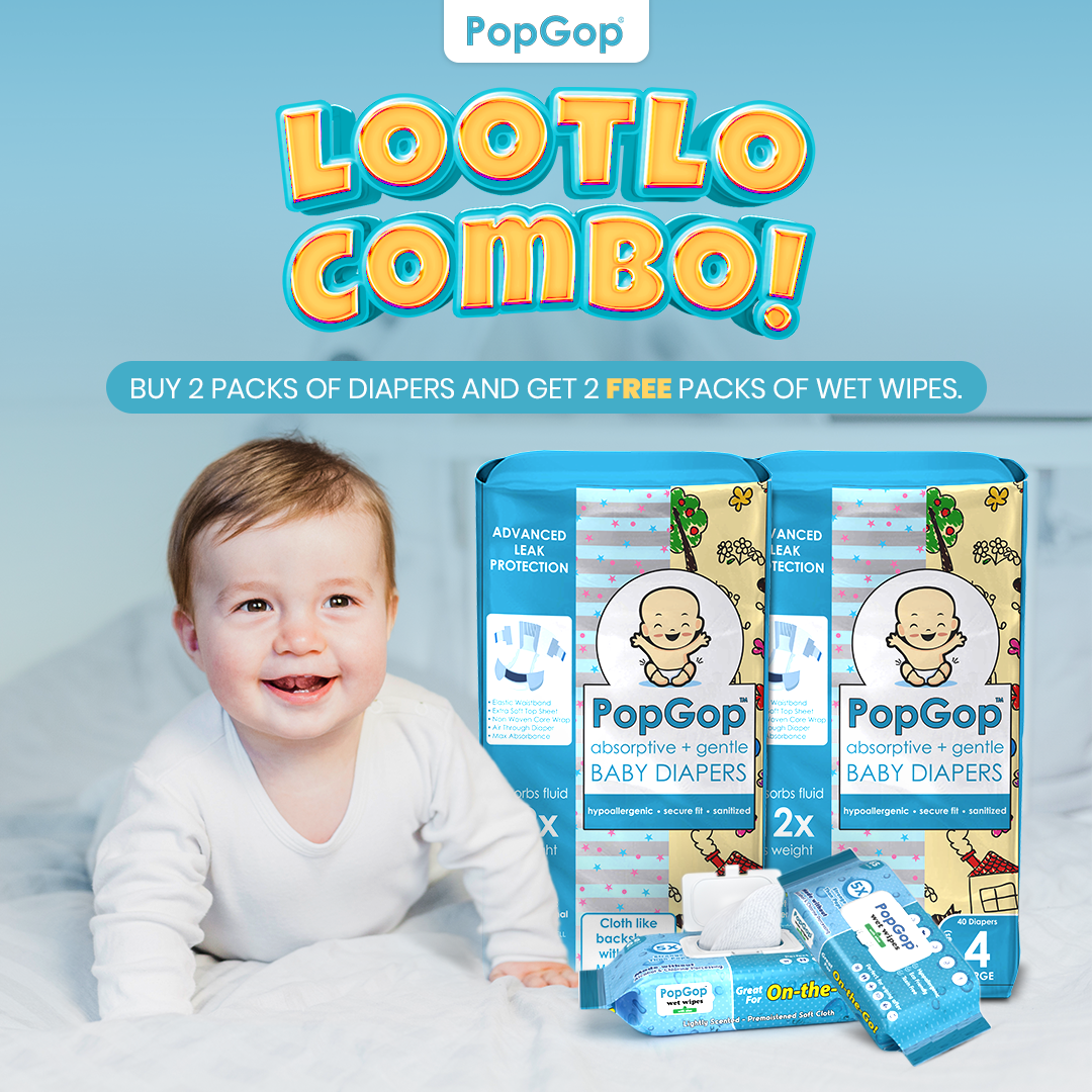 Buy 2 Pack Diapers and get 2 Wet Wipes FREE | Daraz.pk