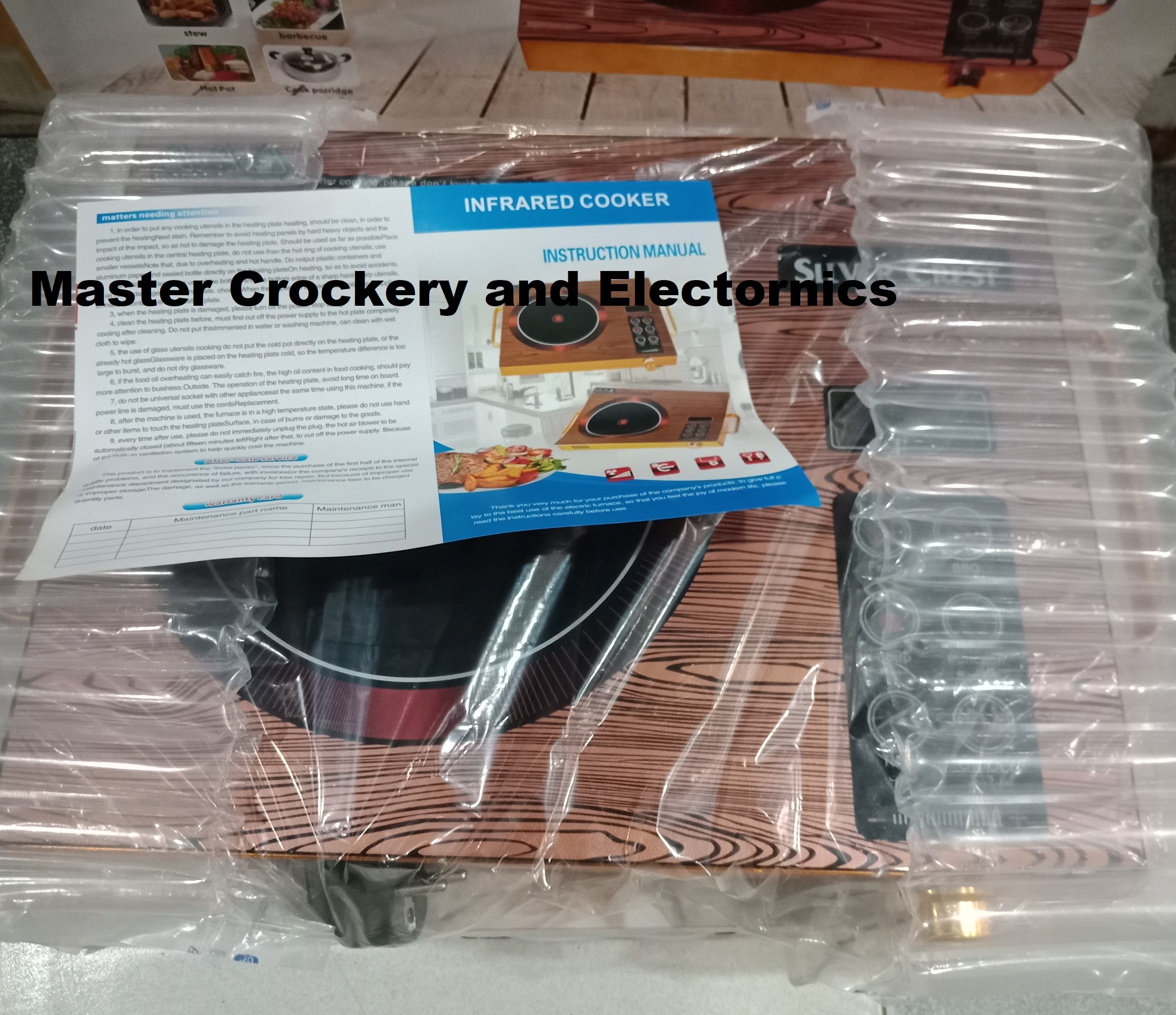 Silver Crest Digital Infrared Cooker with timer, Led Display and Touch ...