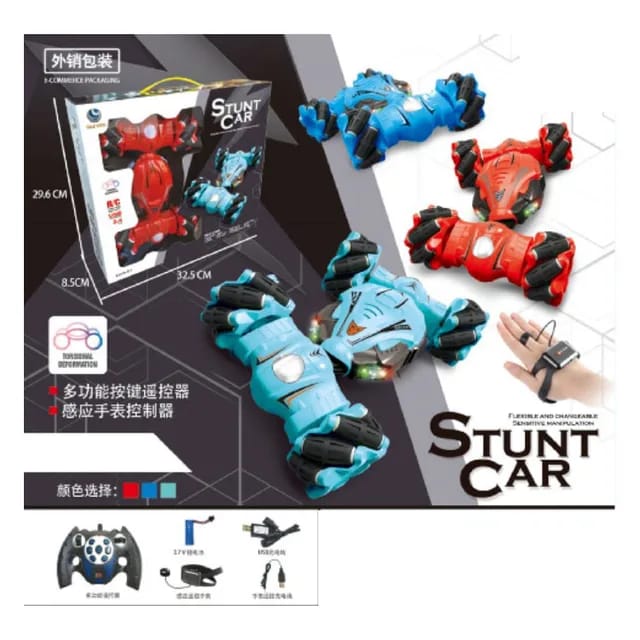 Remote Control Stunt Toy Car,Twisting Off-Road Vehicle,360 Degree Flip ...