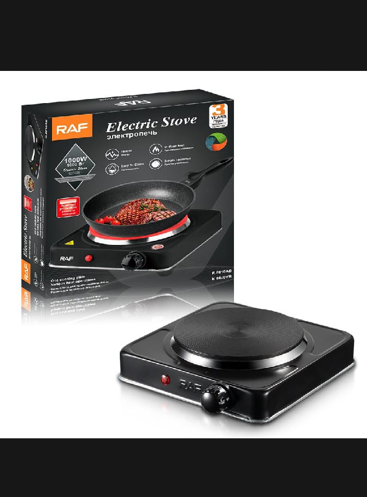 RAF R.8010AB Electric Ceramic Stove 1000 W cooking hot plate with ...