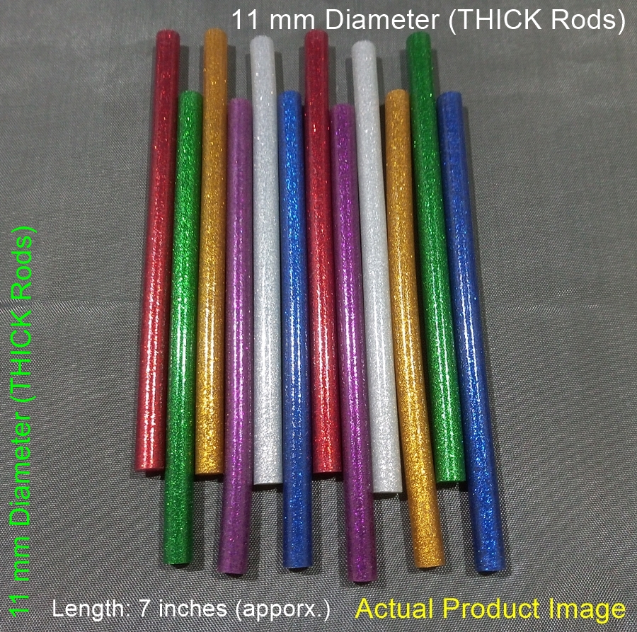 Pack of 8 ( 7 OR 11 mm Diameter ) Glue Gun Sticks Rod - Silicone Rods ...
