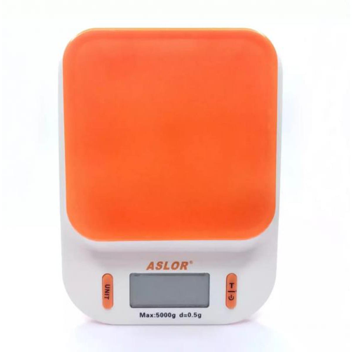 Aslor Electronic Kitchen Scale - Orange | Daraz.pk