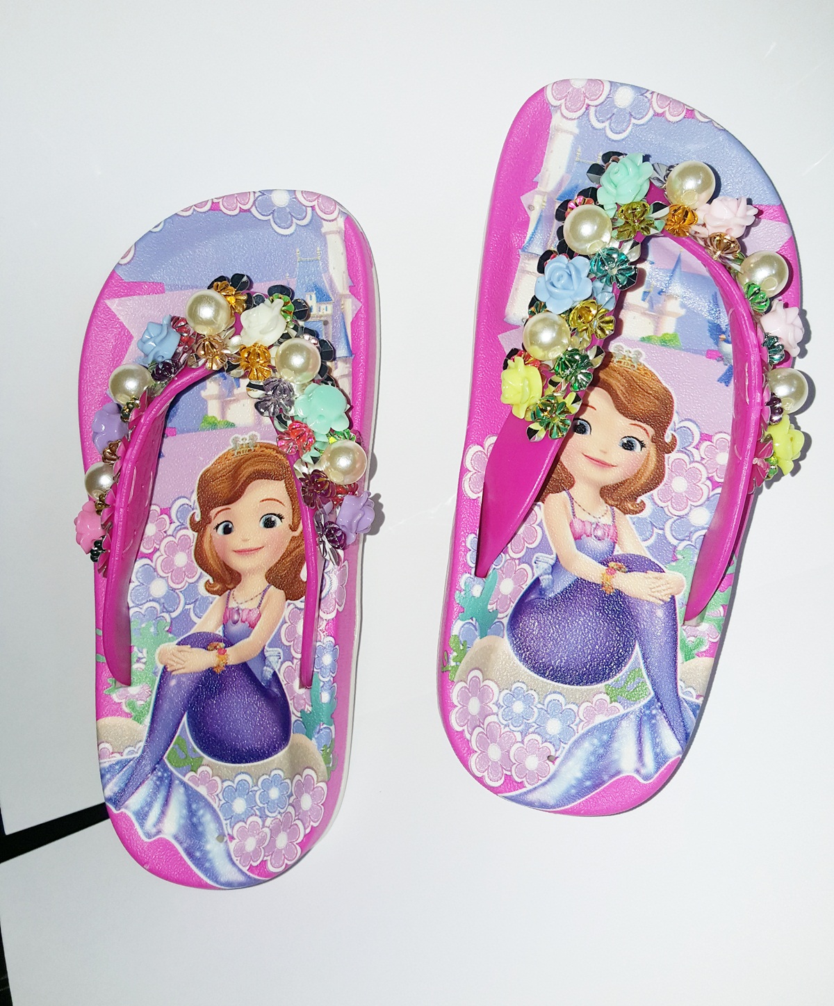FlipFlopers Shoe Slippers for Toddler Girls - Kids Girls Flat Slipper ...