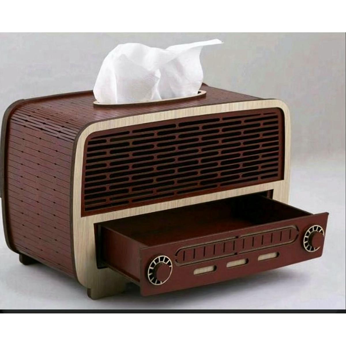 Retro Radio Tissue Paper Box | Daraz.pk