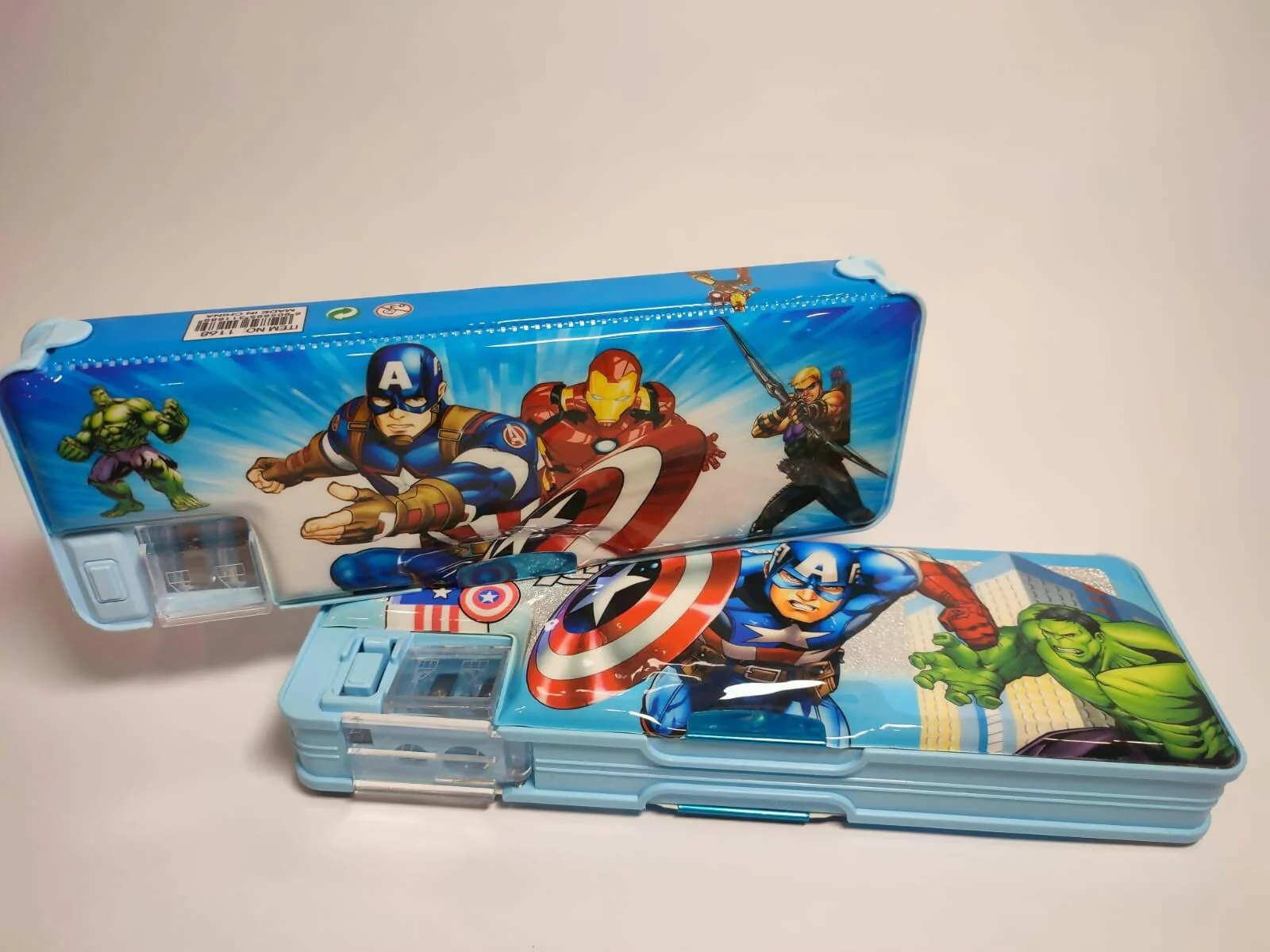 Double Sided Magnetic Button Geometry box for boys and girls School box ...