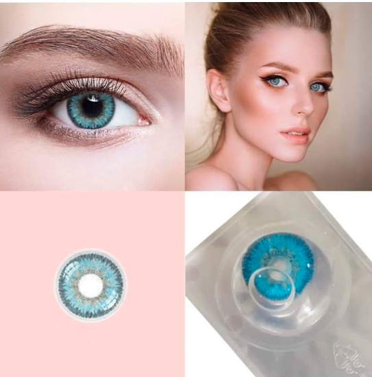 Shade name Blue Eye Contact Lens Multiple Eye care Lens | Daraz.pk