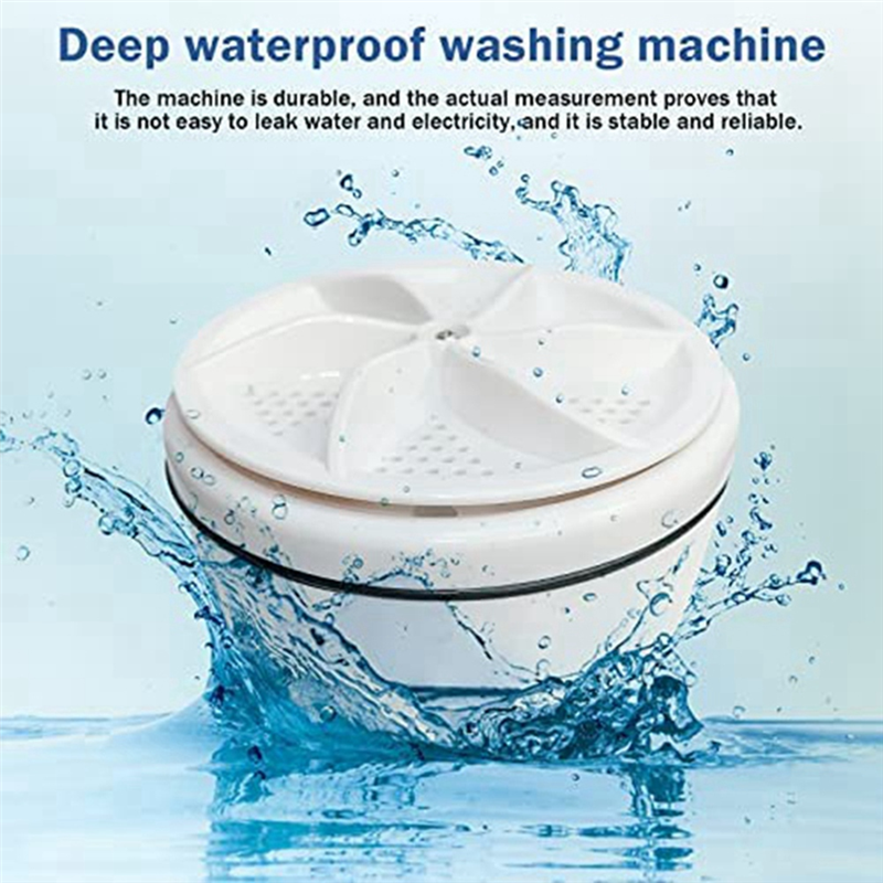 Mini Portable Spin ABS Washing Machine USB Turbo Washer Washing Machine ...