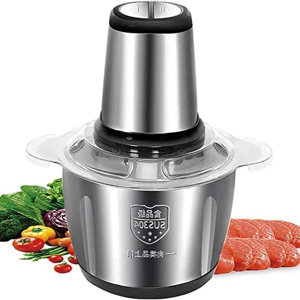 Electric Meat Grinder Chopper | Stainless Steel Blades | 300W Motor | 3L | Multi-Function Food ...