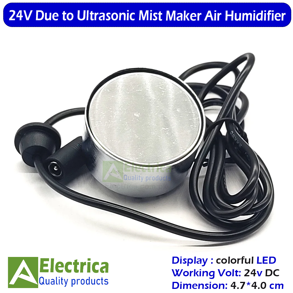 24V Ultrasonic Humidifier Mist Maker Fogger Nebulizer Water Fountain ...