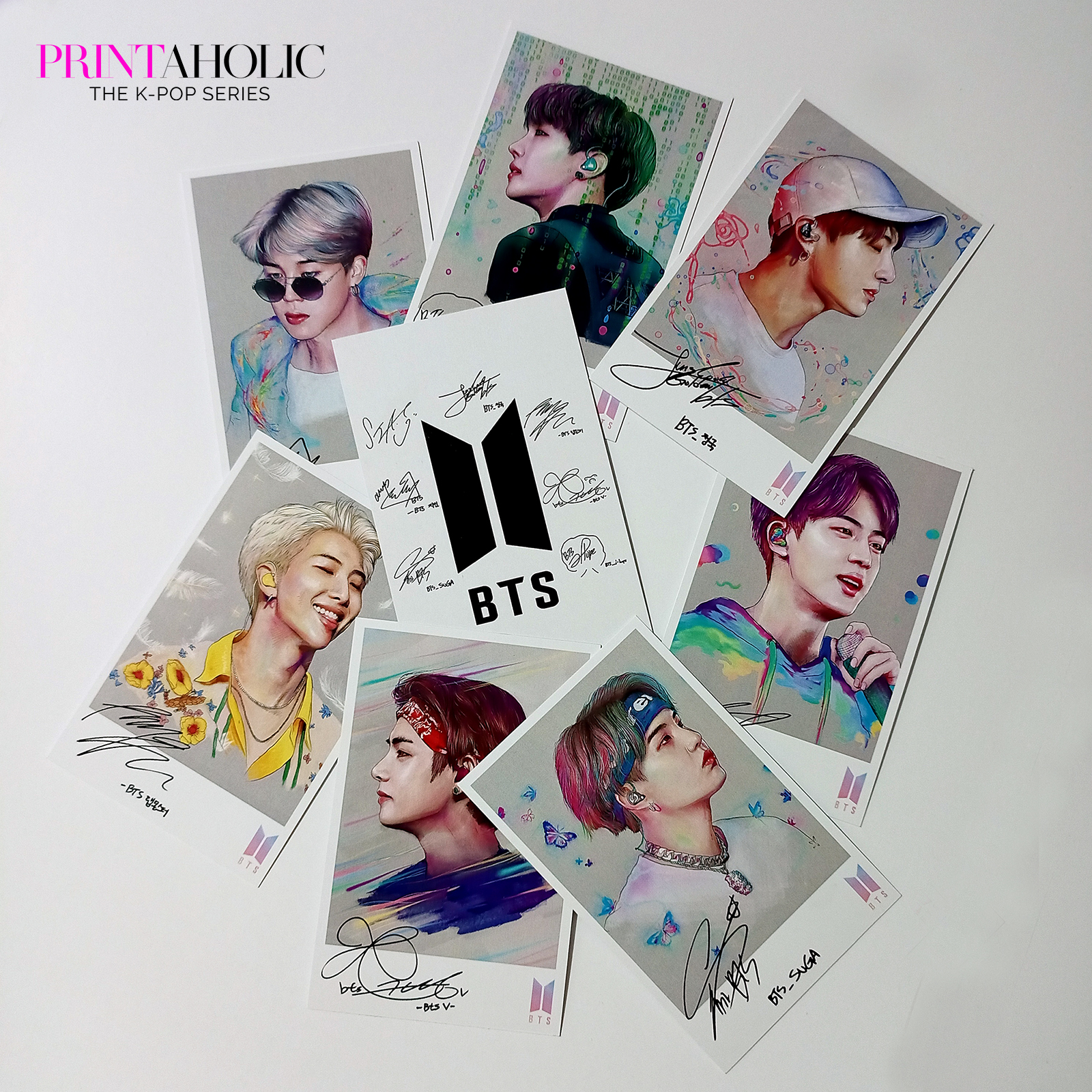 Pack of 8 BTS Photo Cards Available, Photocards Fit in Mobile Cases, HD ...