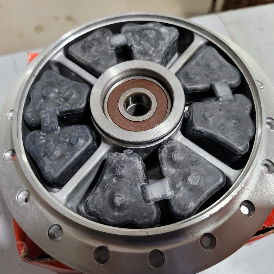 HUB REAR WHEEL CG125 SELF WITH DAMPER RUBBER | Daraz.pk