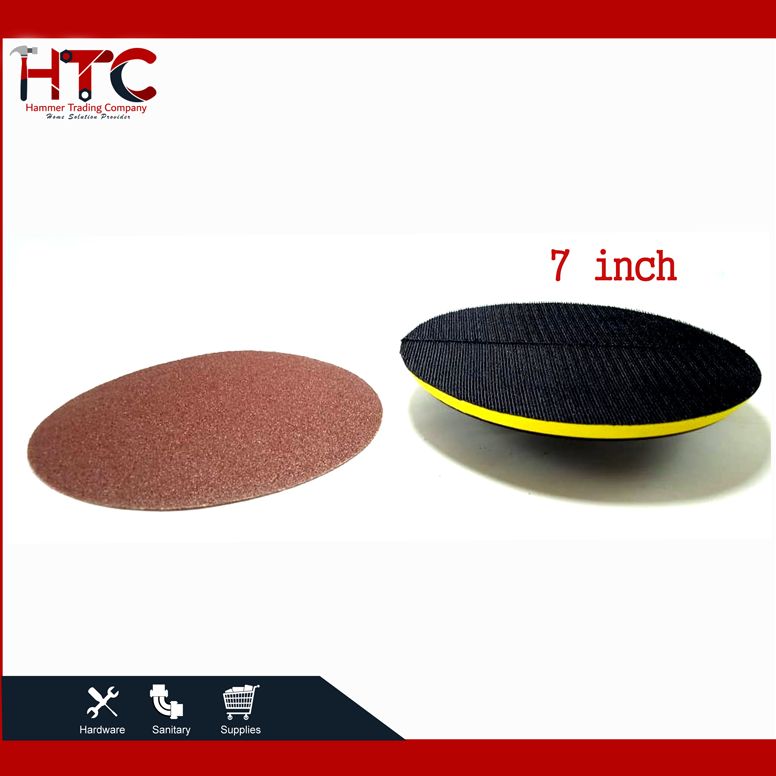 Velcro Disc Sand Paper For Dry Wall Including Plastic Disc | Daraz.pk
