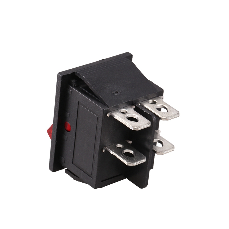 Red Light Illuminated 4 Pin DPST ON/OFF Rocker Switch 16A 20A 250V AC ...