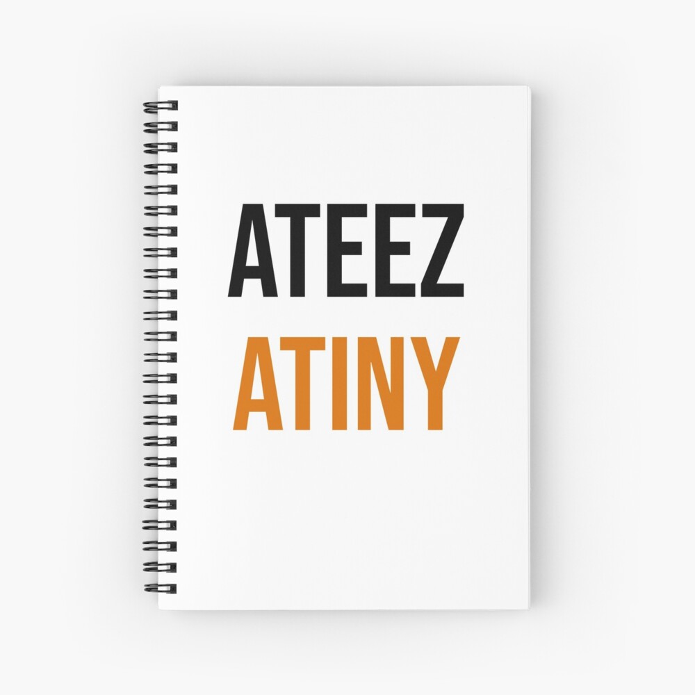 ATEEZ ‘ATINY’ Logo Spiral Notebook | Daraz.pk