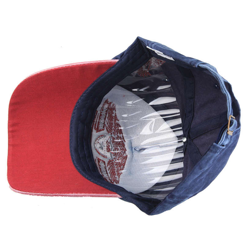 Patchwork Baseball Hat Men Women Hip Hop Letter Peaked Cap Unisex Duck ...