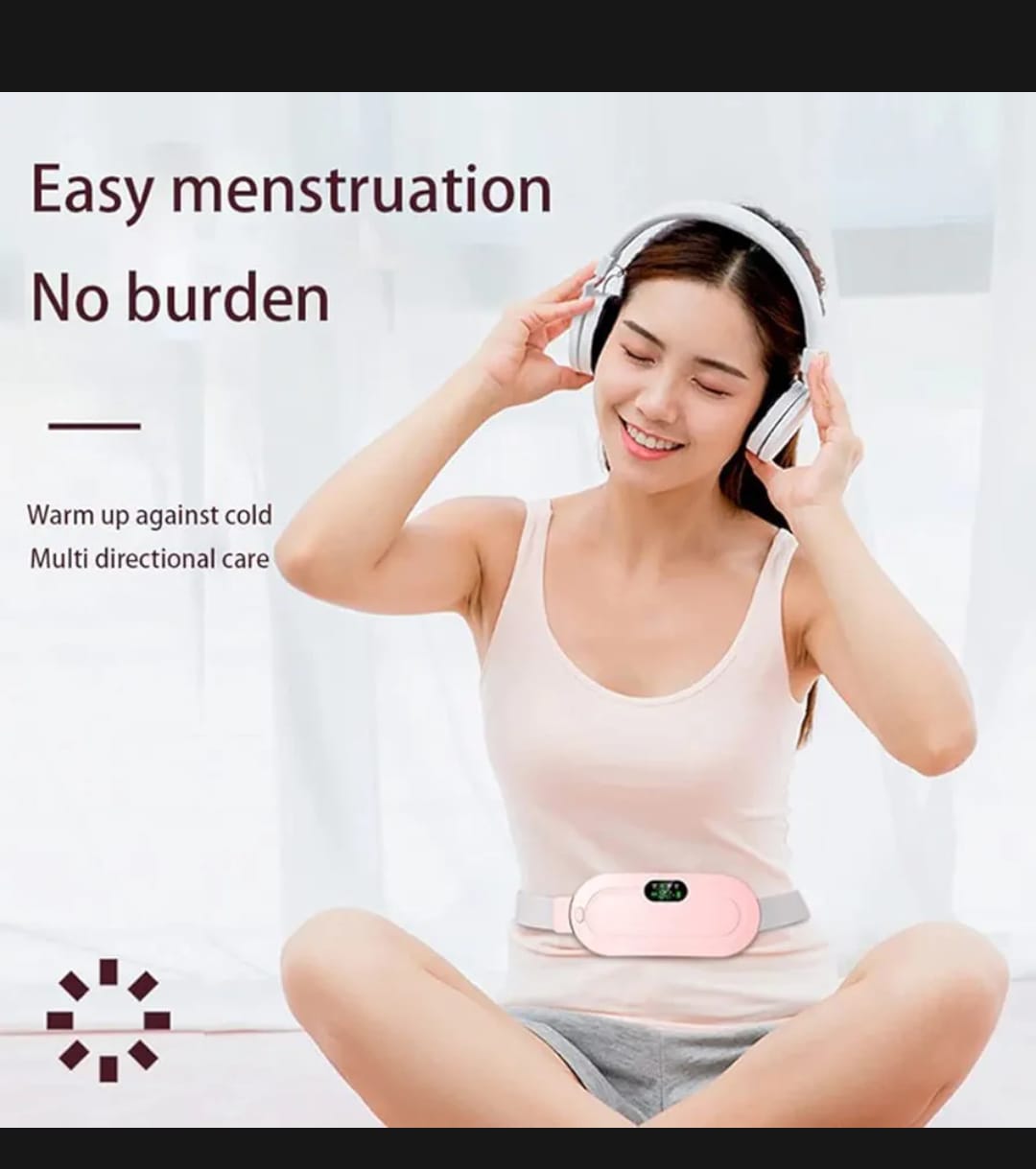 Menstrual Heating Pad | Period pain relief device with 3 heat levels ...