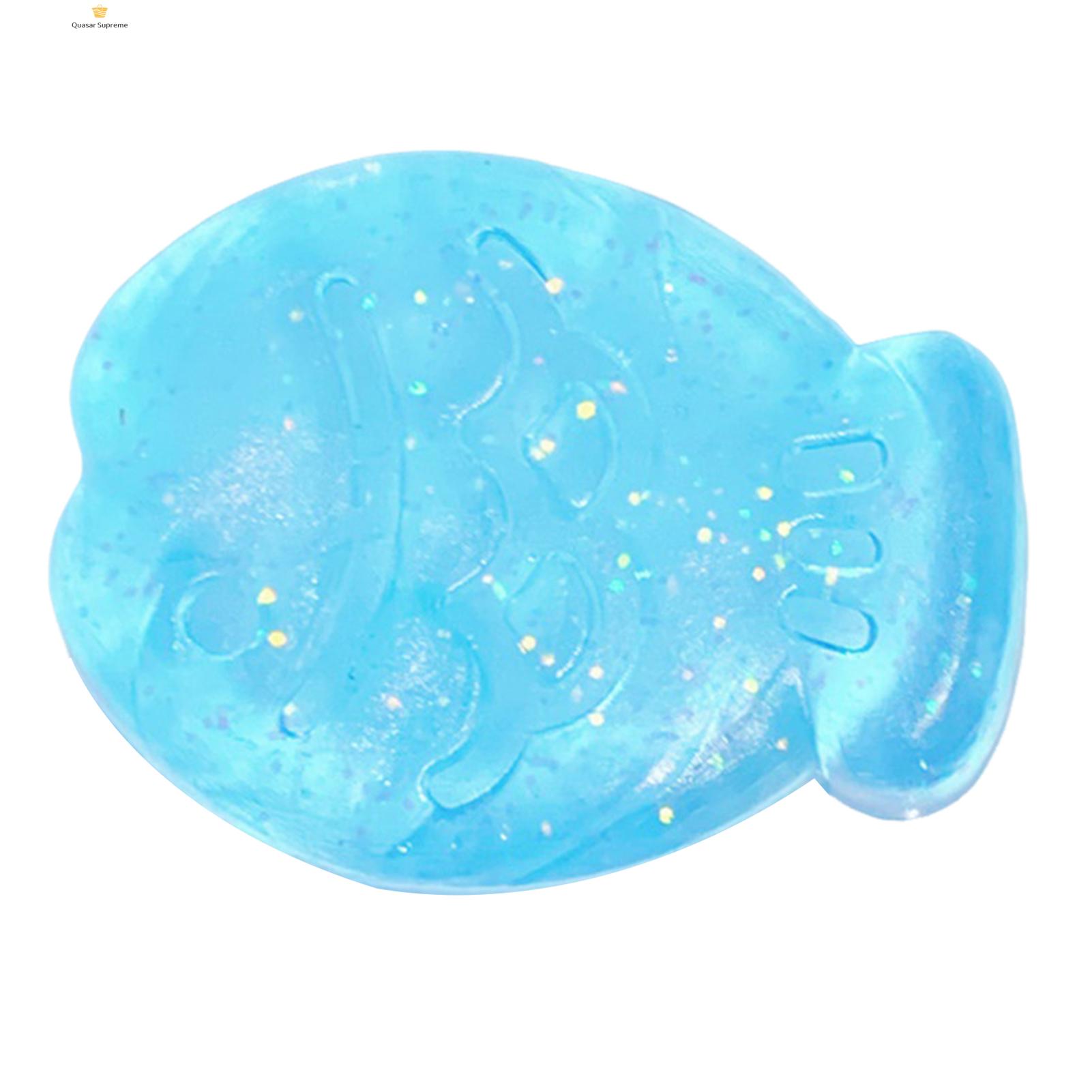 Quasar Stress Relief Squeeze Toy Glitter Sea Bream Stress Relief Toy ...