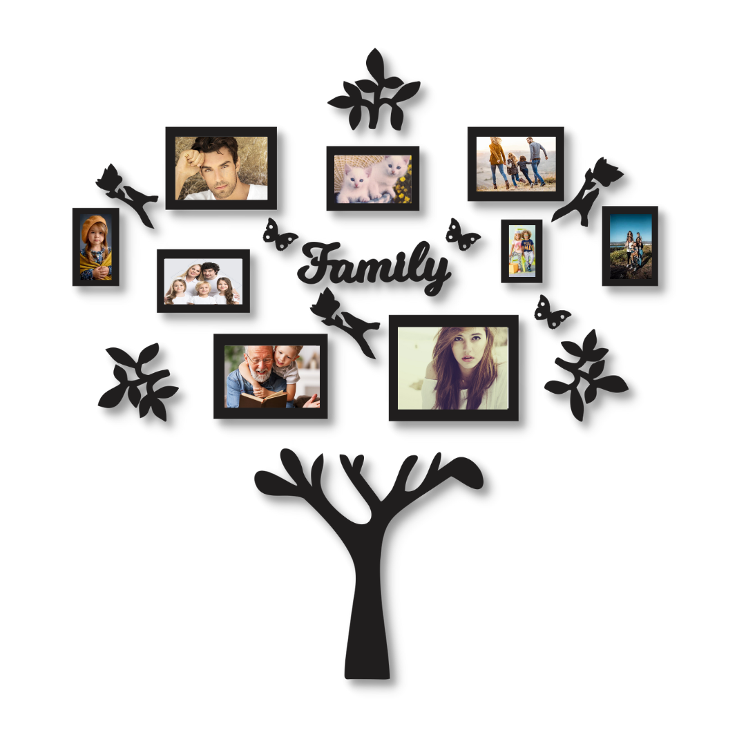 Family Tree Wall Decoration attractive Wooden Wall Art | Wall decor for ...