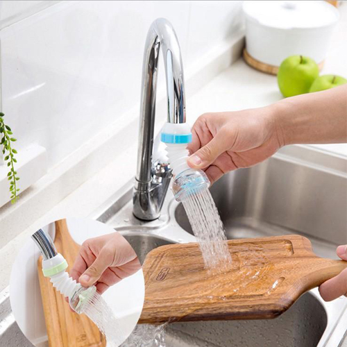 Fan Faucet With 360 Degree Long Tube Gadgets Shower Head Extension ...